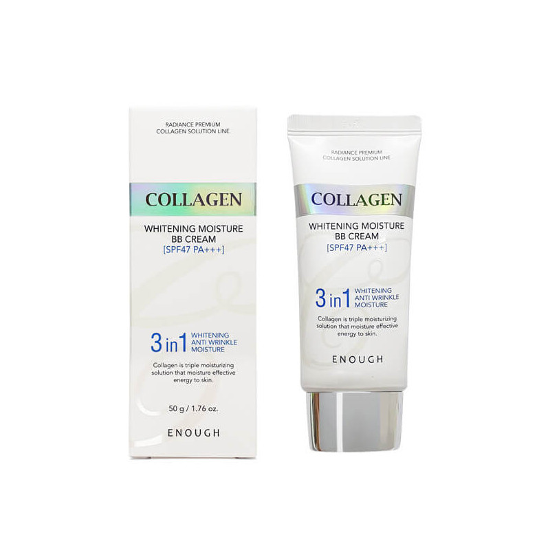 Бб крем с коллагеном Enough 3 In 1 Collagen Bb Cream, 50мл ⋆ Корейская ...